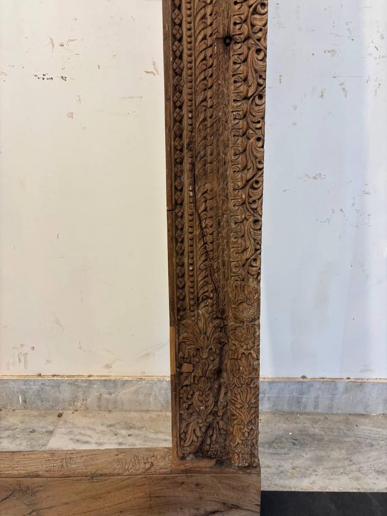 Hand-carved Teak Wood Arch Frame | Antique Indian Decor - Etsy