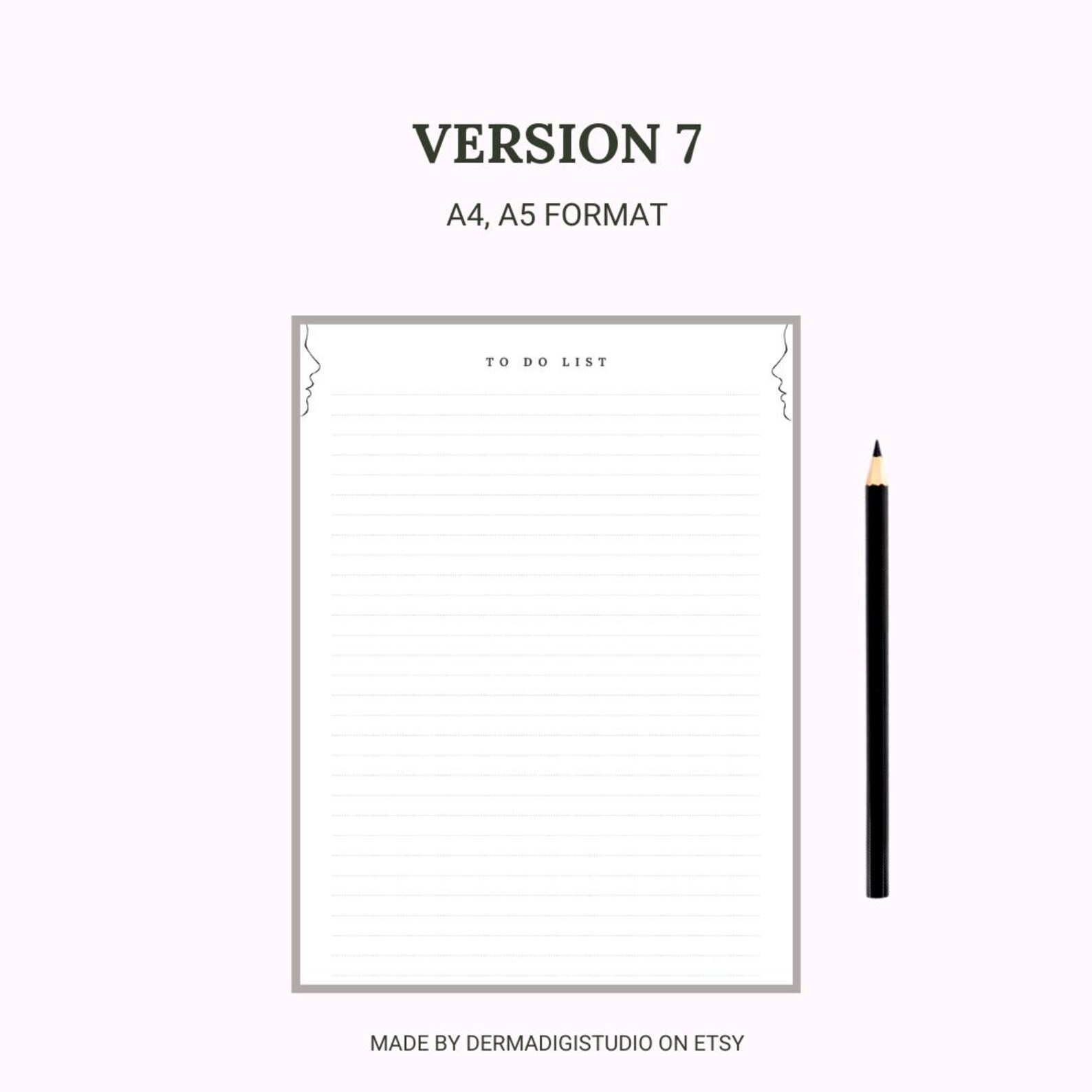 Printable To-do List Templates: Daily & Monthly Planner (A4/A5 PDF ...