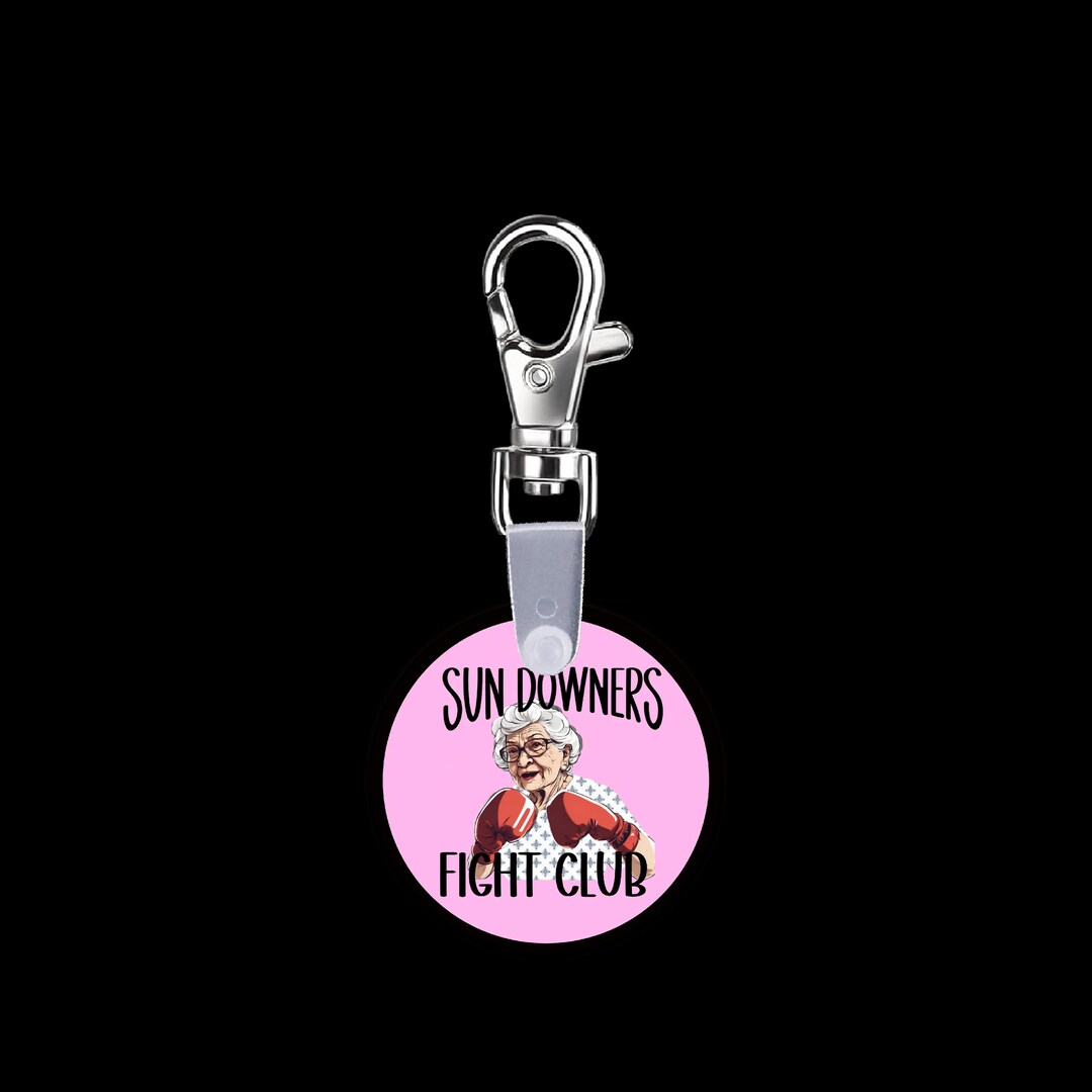 Sundowners Fight Club Smart Codeclip Keychain - Etsy