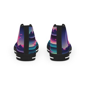 Vaporwave Men's High Top Sneakers - Etsy