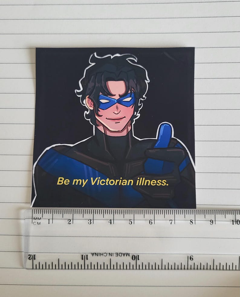 Vigilante Fanart Stickers - Unhinged Captions (BLUE Version) - Etsy