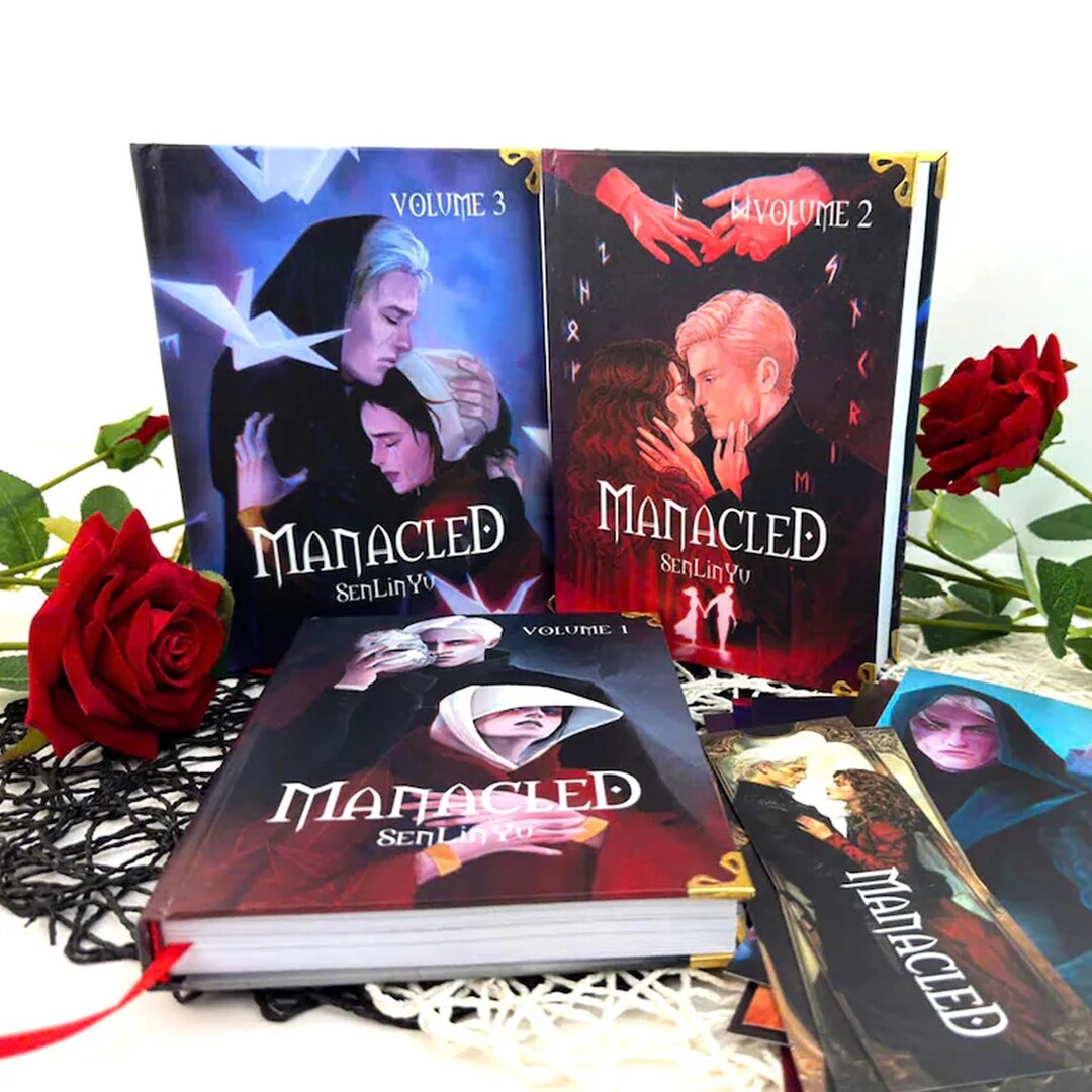 Manacled Book - Deluxe 3-volume Illustrated Set With Exclusive Poster ...