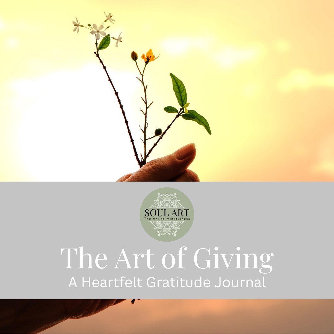 Gratitude Journal Printable | Mindful Giving, Reflection Prompts (PDF ...