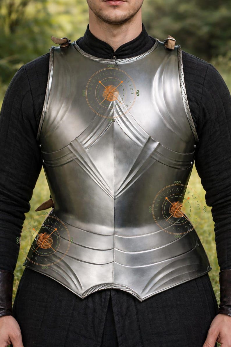 Medieval LARP Fluted Gothic Breastplate Reenactment Cosplay Armor ...