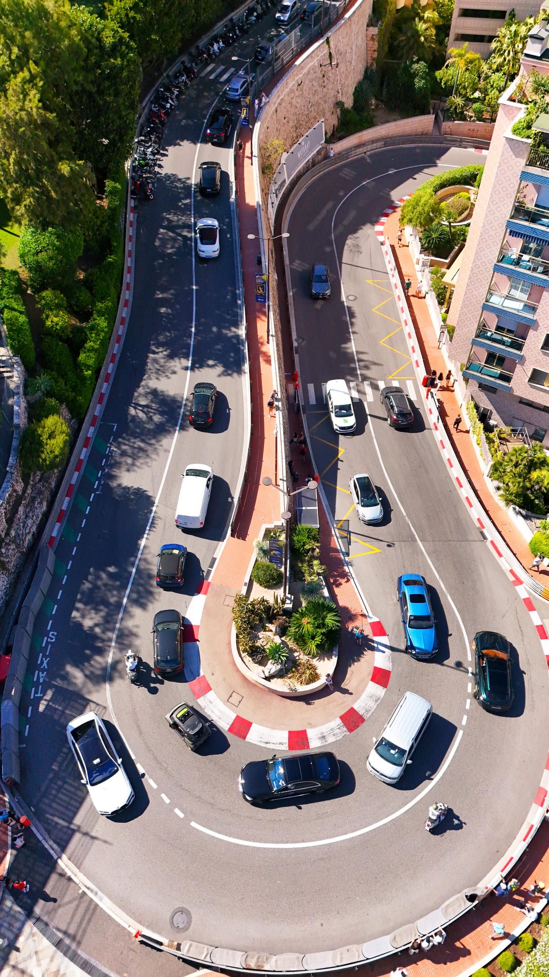 Monaco Fairmont Hairpin | Portrait Digital Print - Etsy