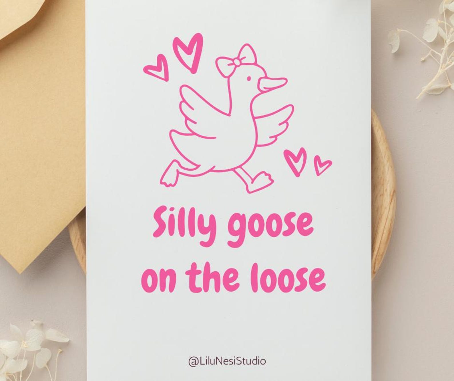 Goose Girl Svg& Goose Boy Svg– Silly Goose Clipart, One Silly Goose ...
