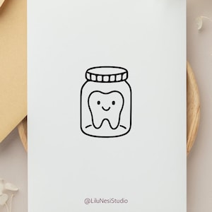 Tooth Fairy Clipart Set – 14 Line Art Svg – Tooth, Fairy, Toothbrush ...