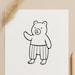 Circus Clipart SVG Set | Cute Animal Line Art | Minimalist Carnival ...