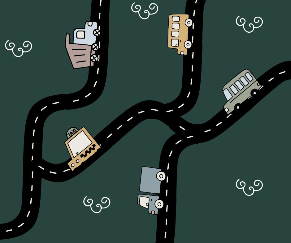 Minimalist Transport SVG Bundle – 36 Vector Drawing Vehicle Clipart ...