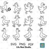 Party Goose SVG, Party Goose DXF, Party Goose PNG, Party Goose Cut File ...