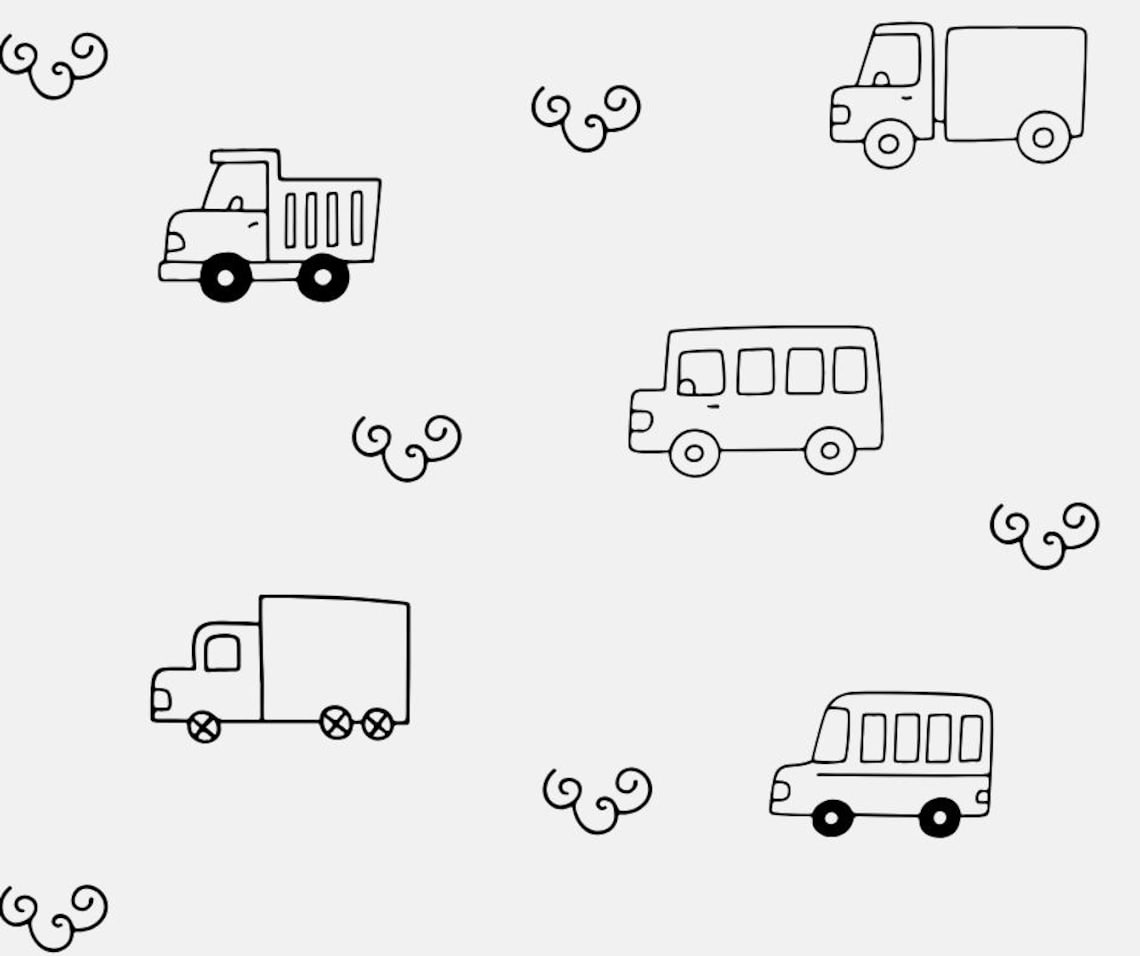 Minimalist Transport SVG Bundle – 36 Black & White Vehicle Clipart ...