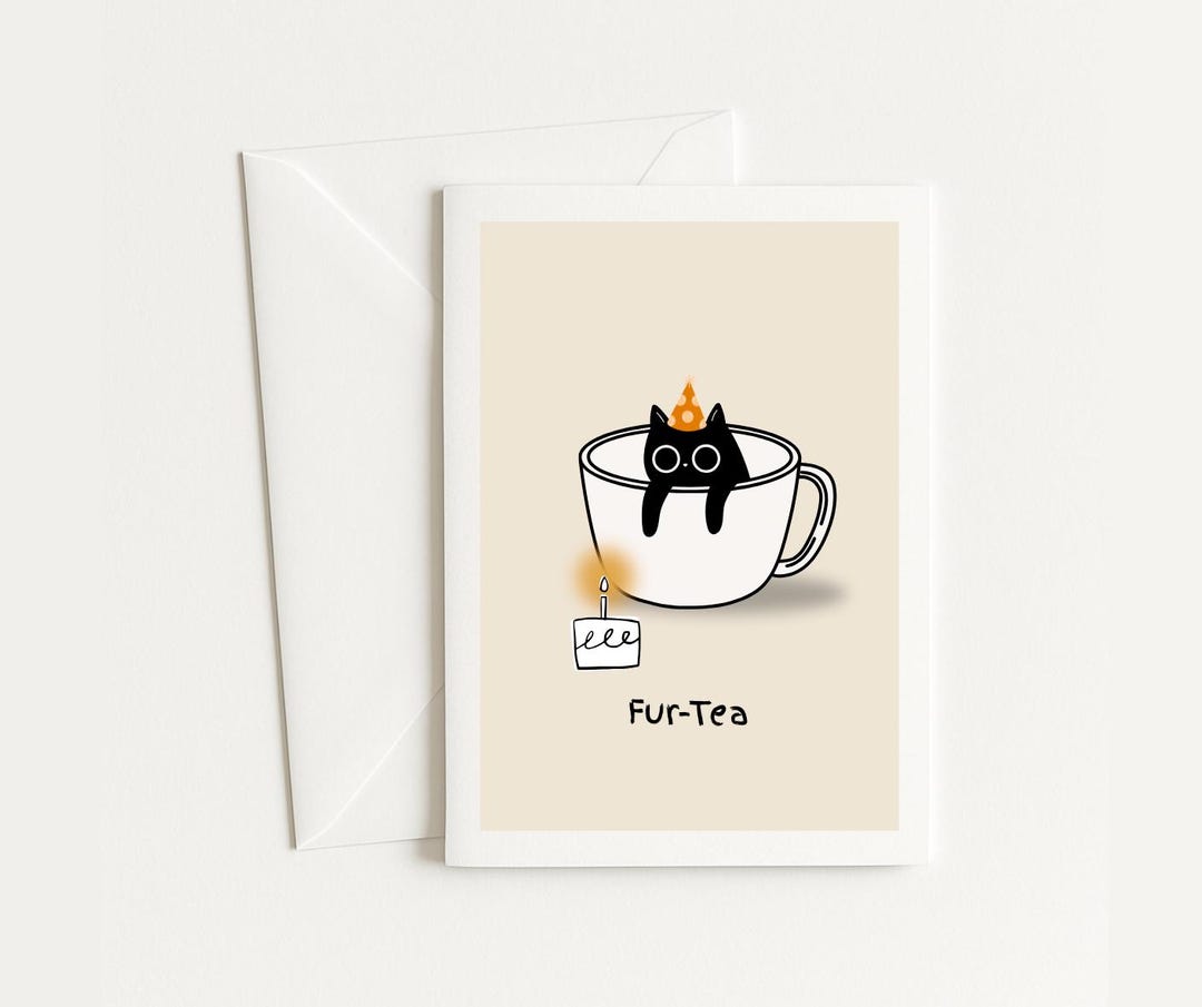 Funny Cat 30th Birthday Card A6 – Personalised Message Option/ Blank ...