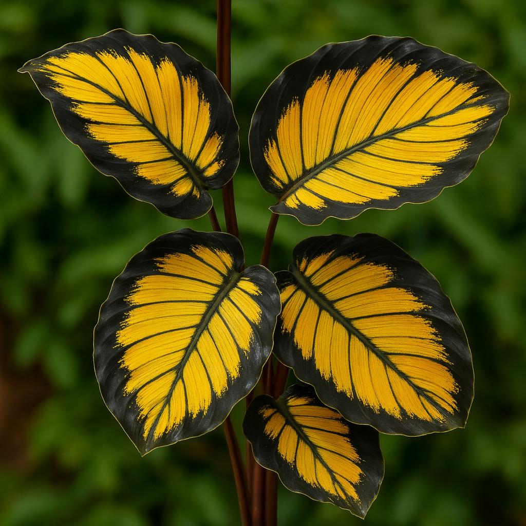 Sunburst Calathea Seeds: Rare Tropical Plant With Vibrant Leaf Pattern ...