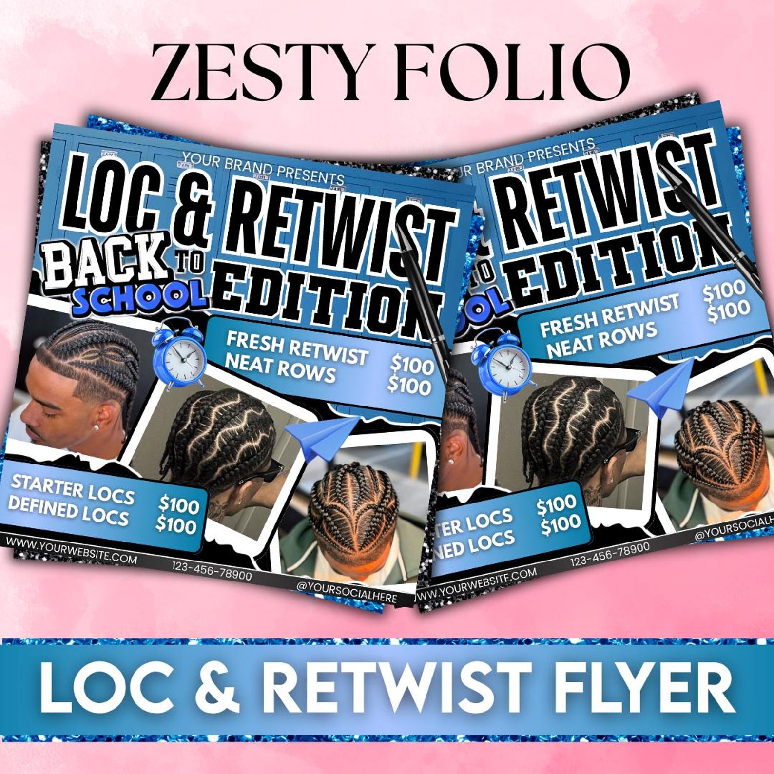 Locs Specials Flyer, Dread Locks Flyer, Hair Specials Flyer, Locs and ...