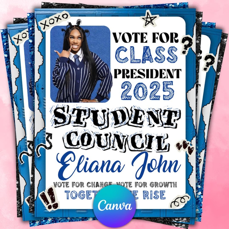 Class President Posters - Etsy