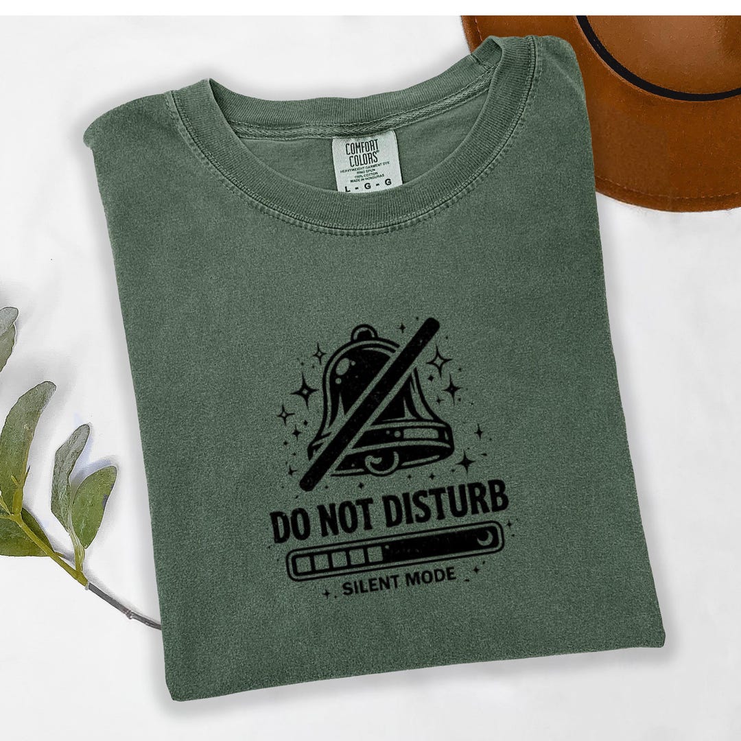 Do Not Disturb Shirt, Silent Mode Graphic Tee, Phone Boundaries T-shirt ...