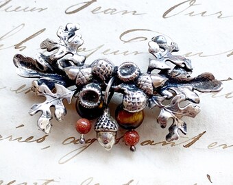 Oak Tree Brooch - Etsy