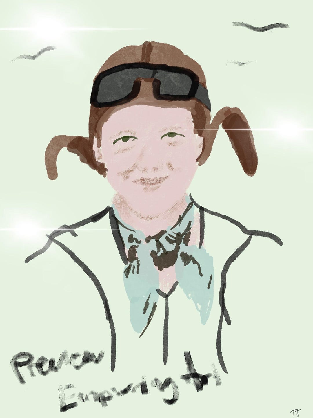 Amelia Earhart: Inspirational Female Role Model - Etsy