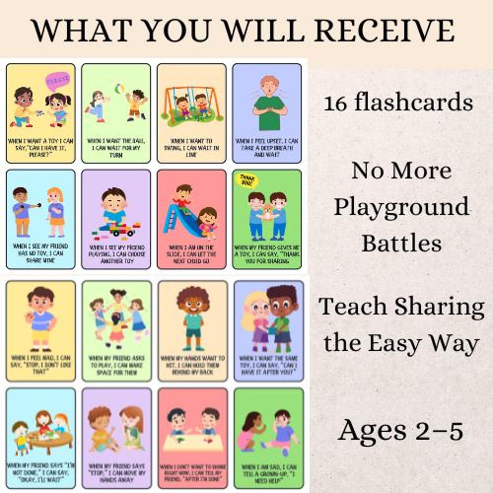 Montessori Behavior Flashcards, Autism-friendly Social Skills , Good ...