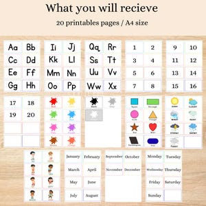 Weekly Focus Board , Circle Time Learning Printable , Kindergarten ...