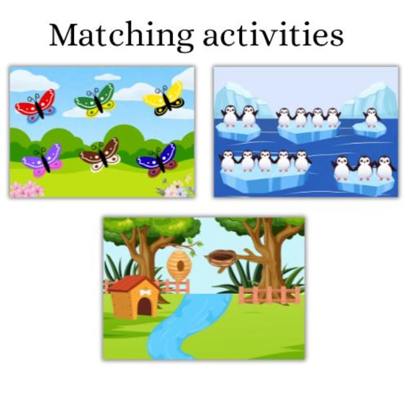 Toddler Preschool Printable Digital Learning Pages Mix Theme Animals ...