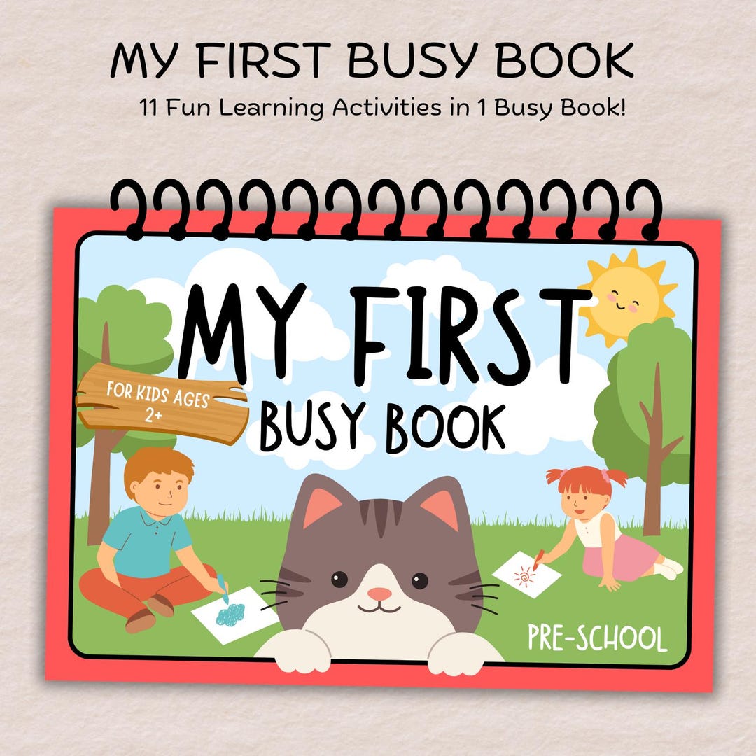 Toddler Preschool Printable Digital Learning Pages Mix Theme Animals ...