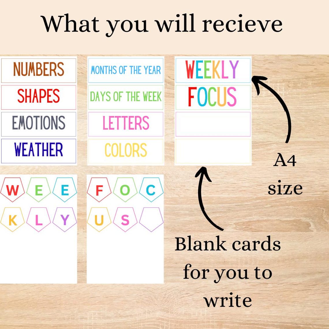 Weekly Focus Board , Circle Time Learning Printable , Kindergarten ...