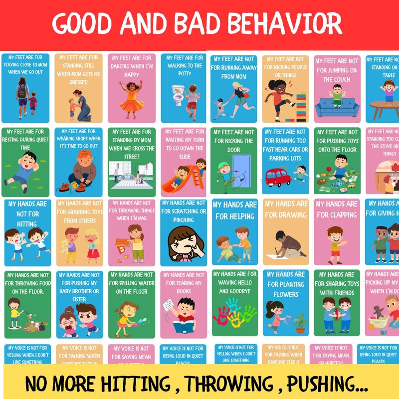 Behavior Chart School Age - Etsy