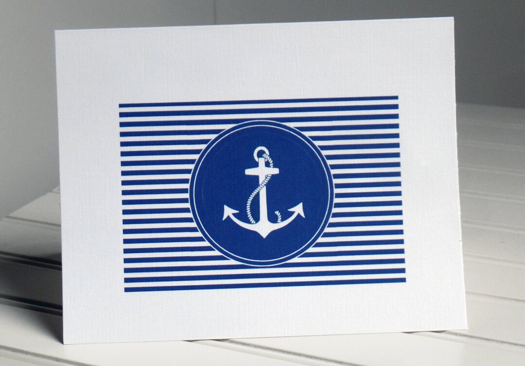 Nautical Cards Boating Sailing Beach Wedding Housewarming Gift - Etsy