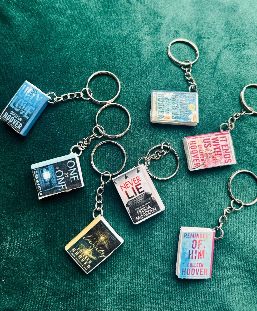 Mini Book Keychain - Etsy UK