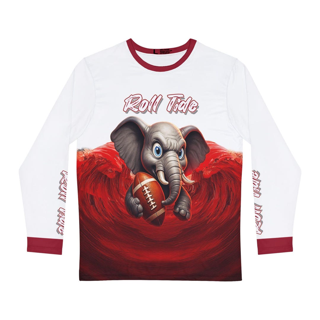 Roll Tide Shirt | Alabama Crimson Pride Elephant Long Sleeve ...
