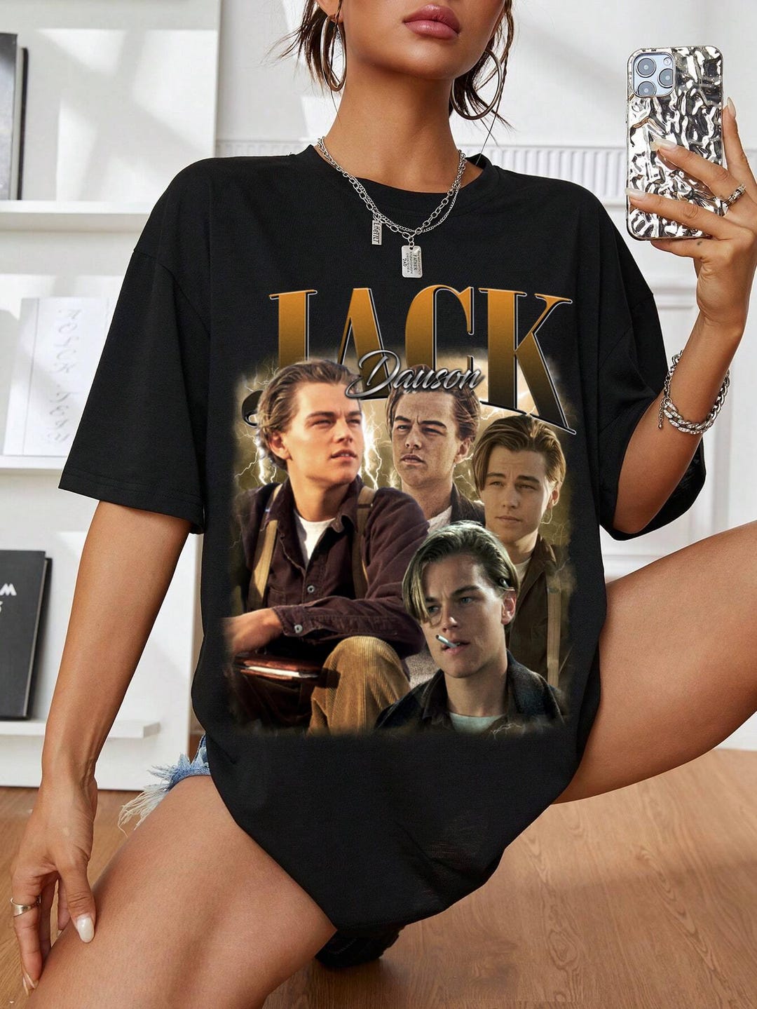 JACK DAWSON Shirt, Jack Dawson Homage T-shirt, Jack Dawson Titanic ...