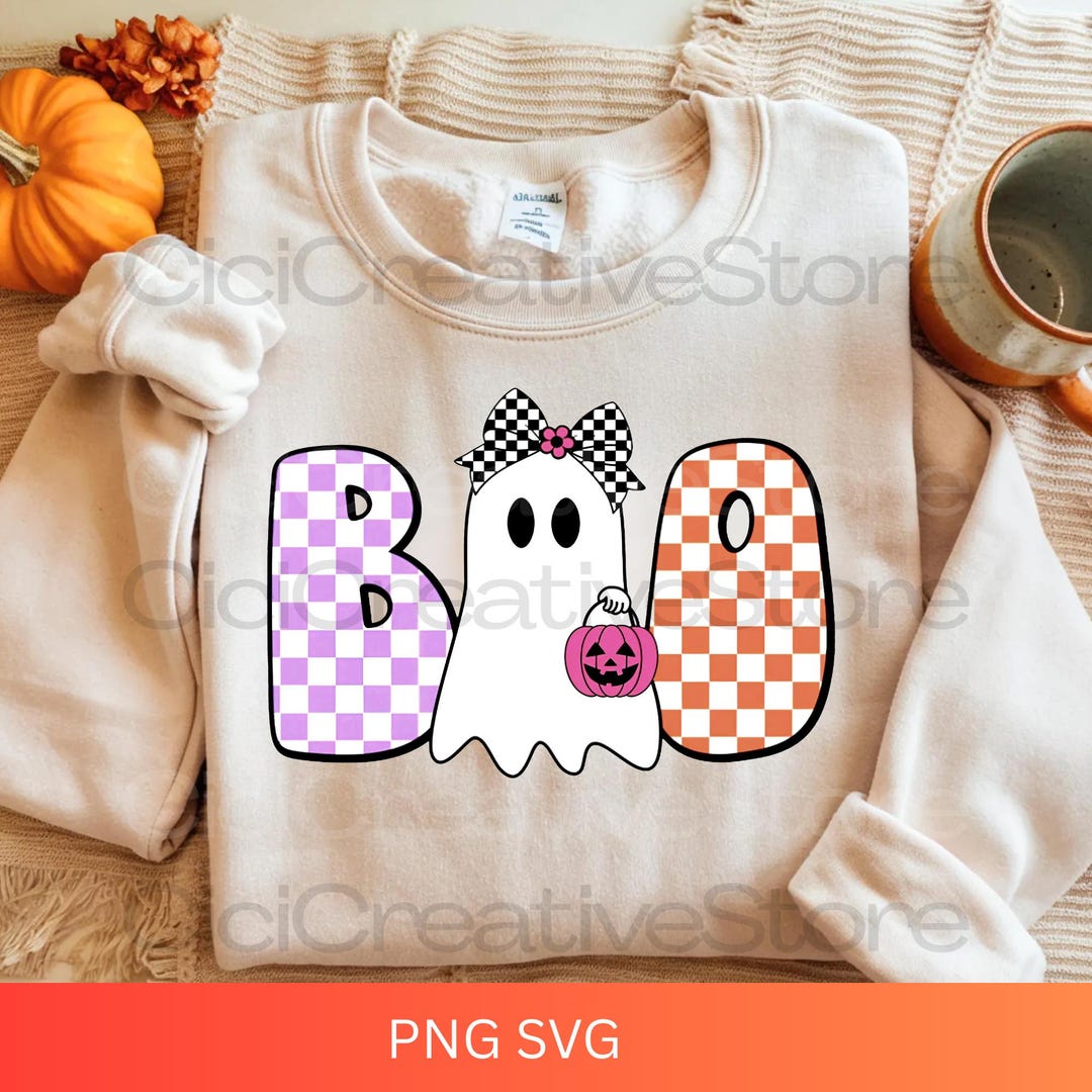 Boo Fantasma Niño Halloween PNG, Boo Lindo Halloween, Truco o Trato PNG ...