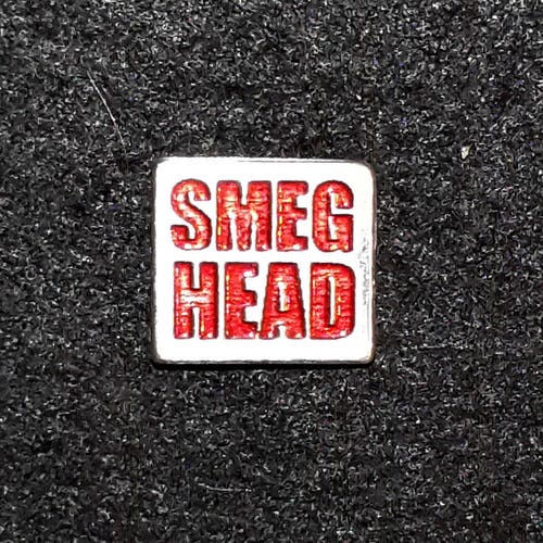 The Tiniest Smeg Head Lapel Pin | Etsy