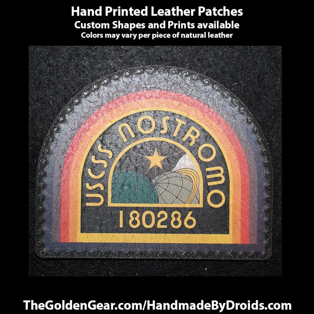 Alien - Nostromo 4 Inch Leather Patch - Etsy