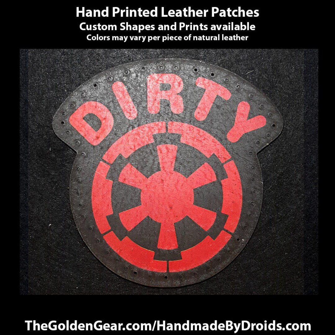 Dirty Imp 3.8 Inch Leather Patch - Etsy