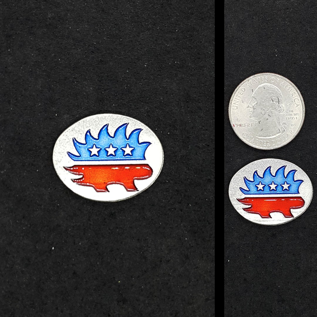 Libertarian 1 In. Pewter Lapel Pin - Etsy