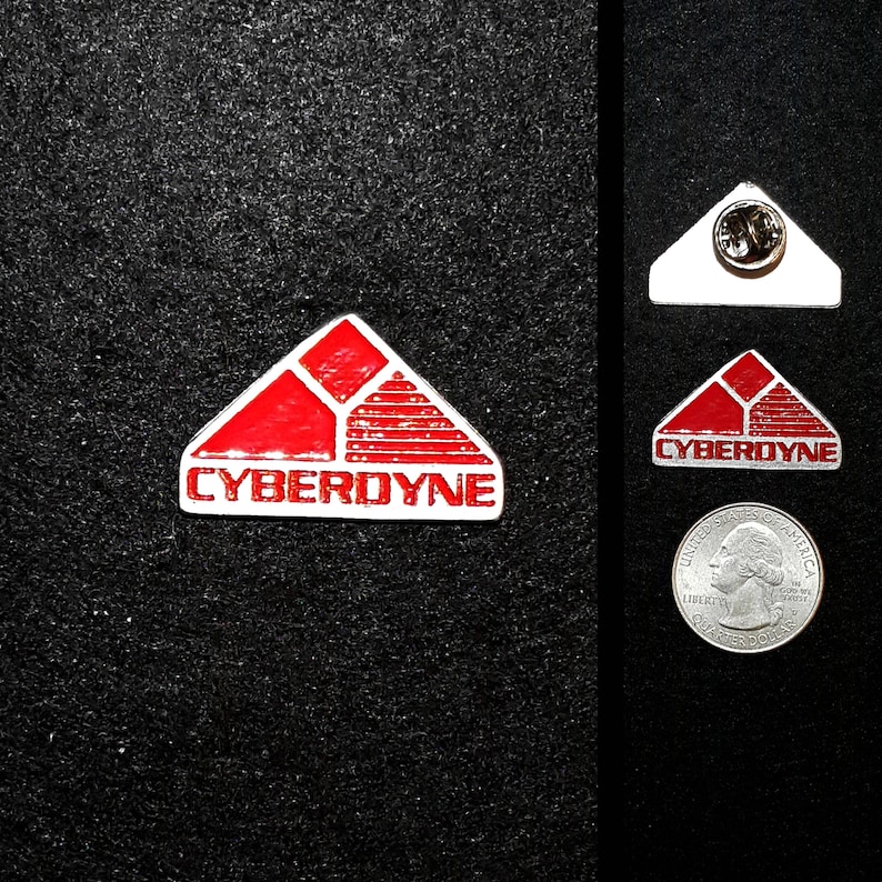 Hand Cast Cyberdyne Lapel Pin - Etsy