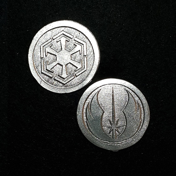 Jedi Sith Heads or Tails Pewter Flipping Coin | Etsy India