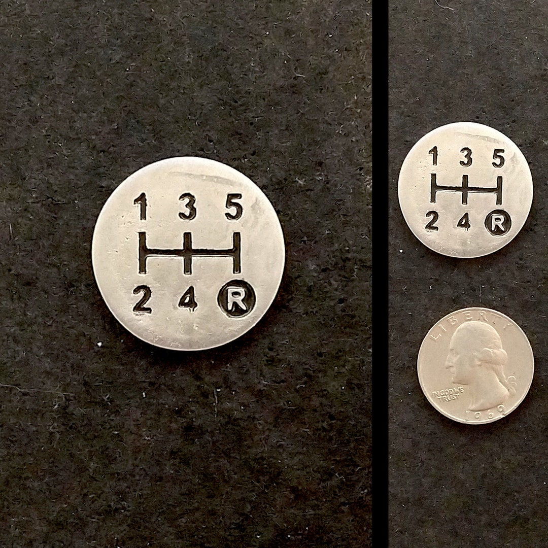 Pewter Manual Shift Pin - Etsy