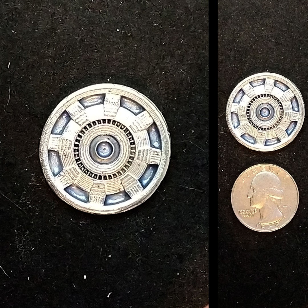 Hand Cast Arc Reactor Lapel Pin - Etsy