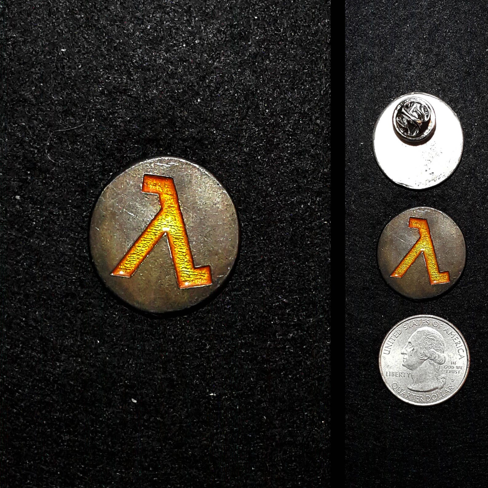 Hand Cast Half Life Lambda 1.1 Inch Lapel Pin or Magnet - Etsy