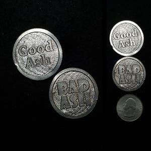 Good Ash/bad Ash - Two Sided Decision Maker - Etsy