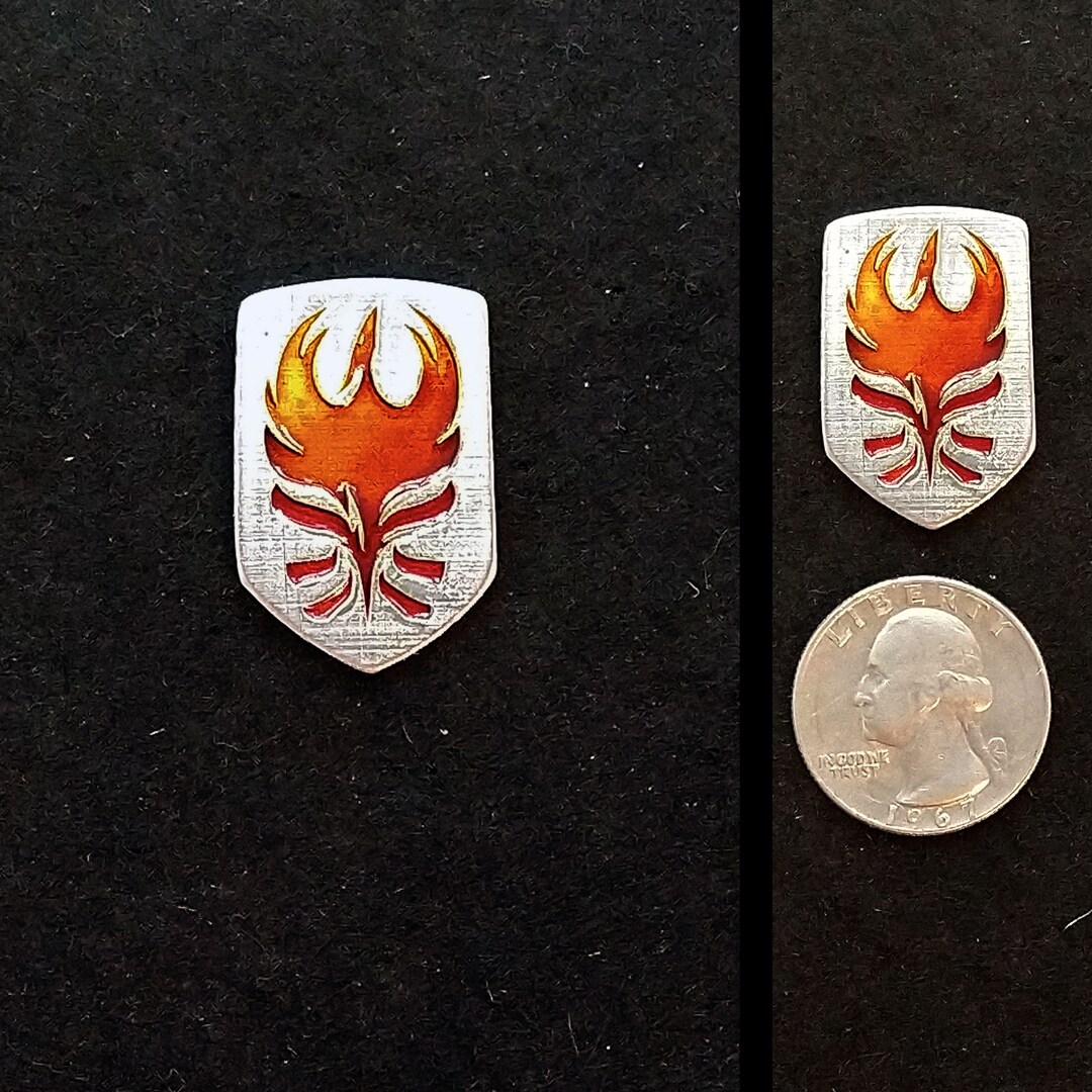 Star Wars Phoenix Rising 1.1 Inch Pewter Pin - Etsy