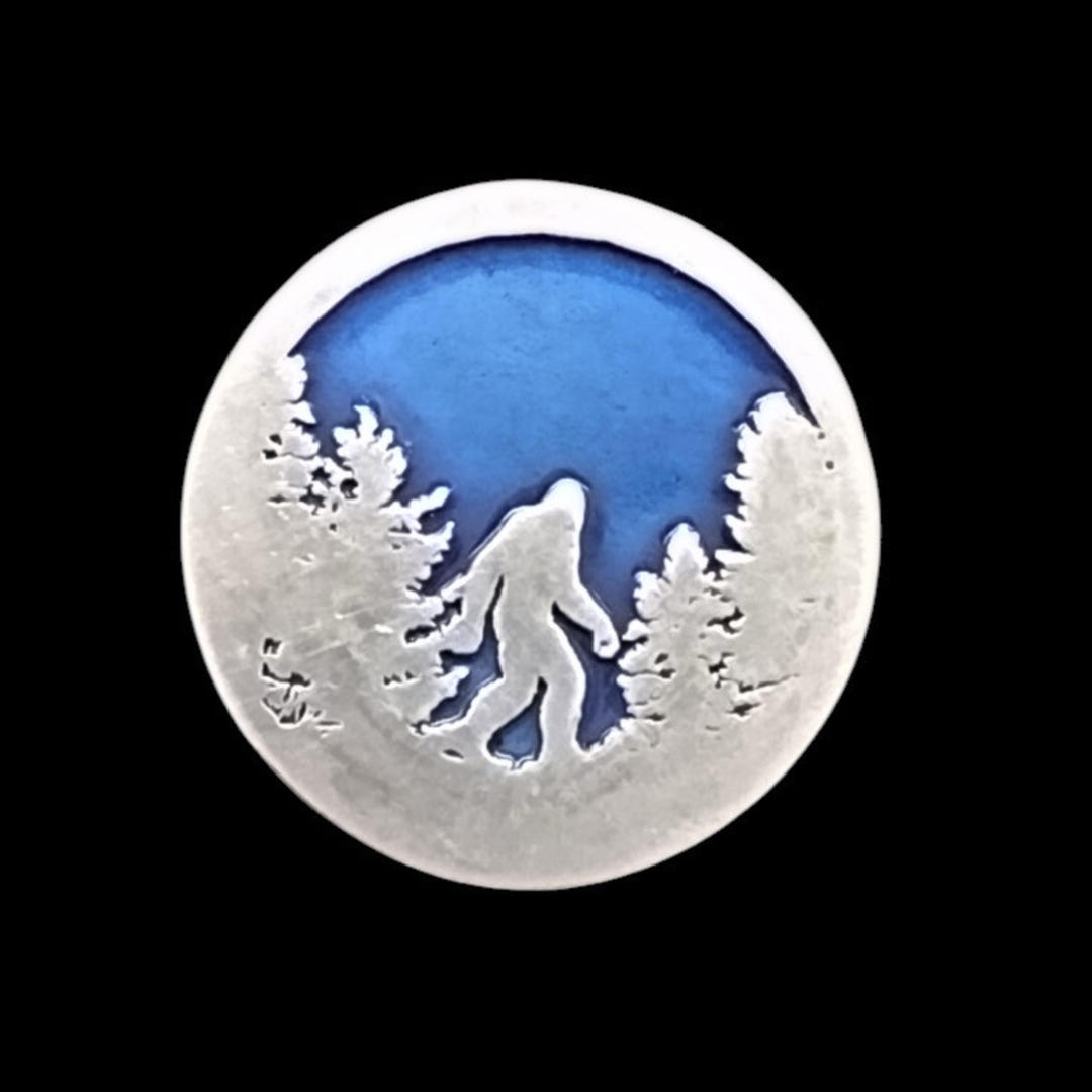 Bigfoot Pewter Lapel Pin - Etsy