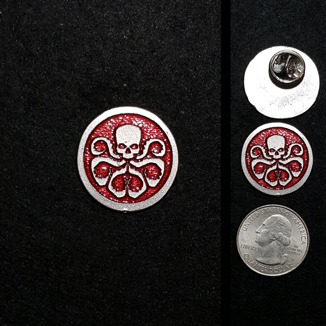 Hydra Pewter Lapel Pin - Etsy
