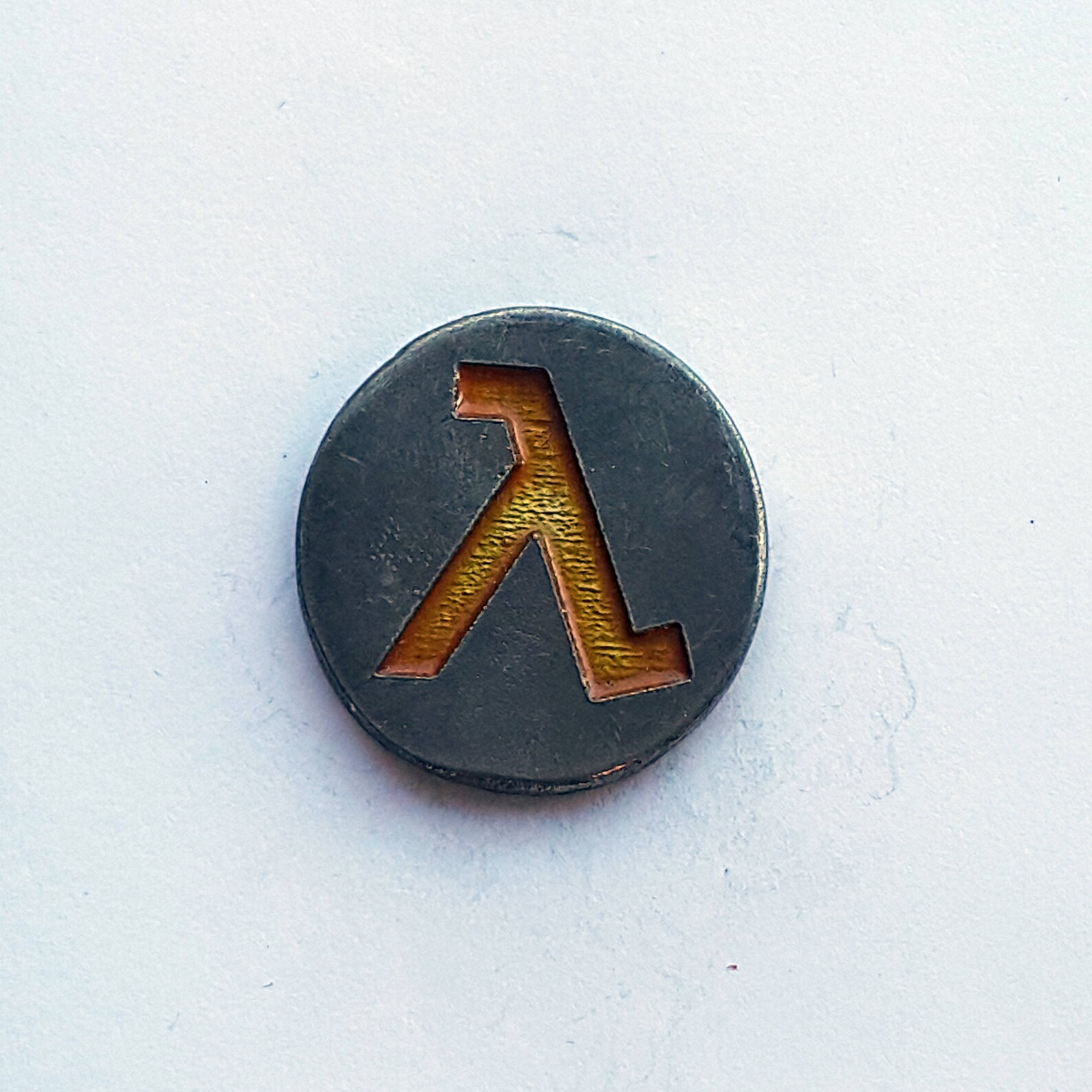 Hand Cast Half Life Lambda 1.1 Inch Lapel Pin or Magnet | Etsy