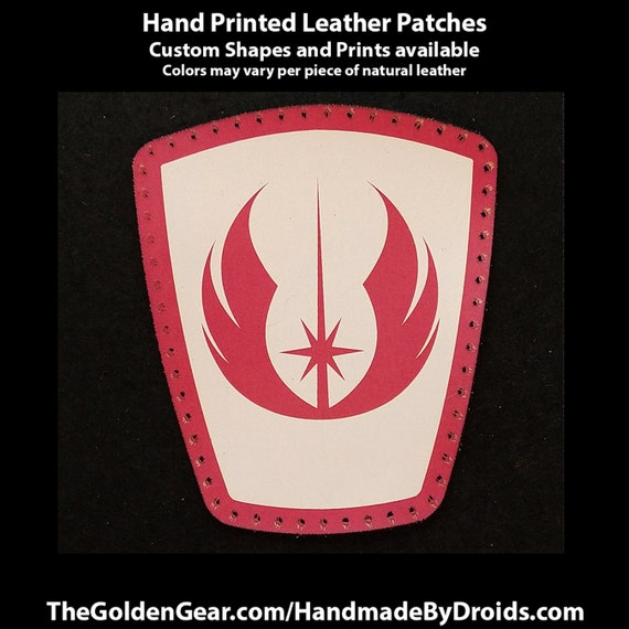 Star Wars Republic Jedi 4 Inch Leather Patch - Etsy