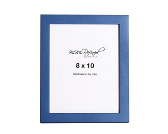 8x10 1 Gallery Picture Frame Navy Blue Picture | Etsy