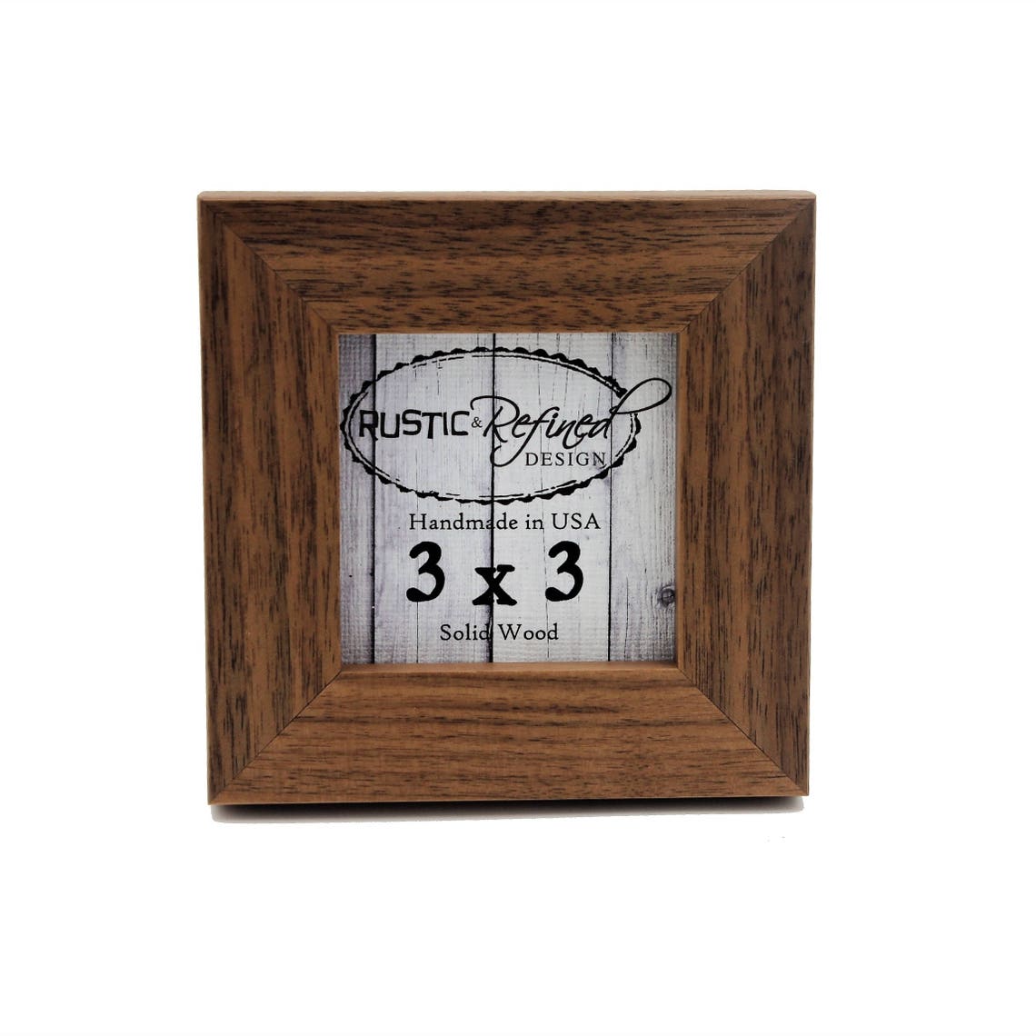 3x3 1 Gallery Picture Frame Solid Black Walnut Alder | Etsy